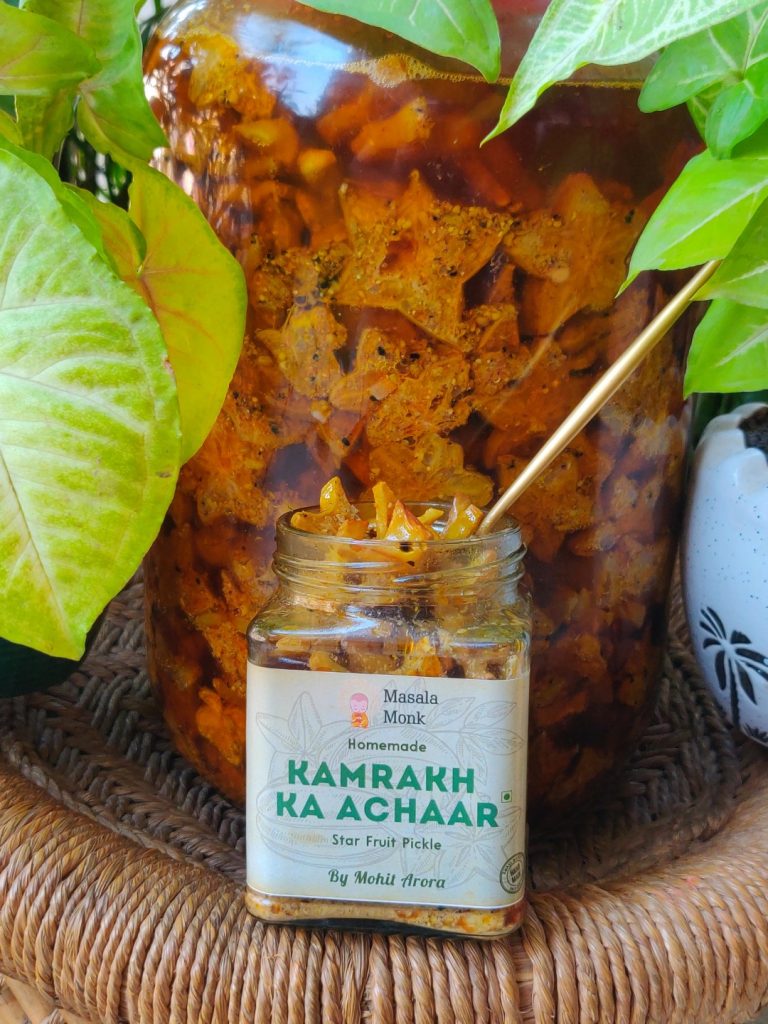 Kamrakh ka Achar-Star Fruit Pickle - Masala Monk