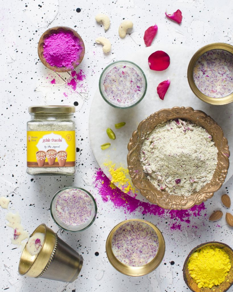 Rose Thandai or Shardai Powder - Masala Monk