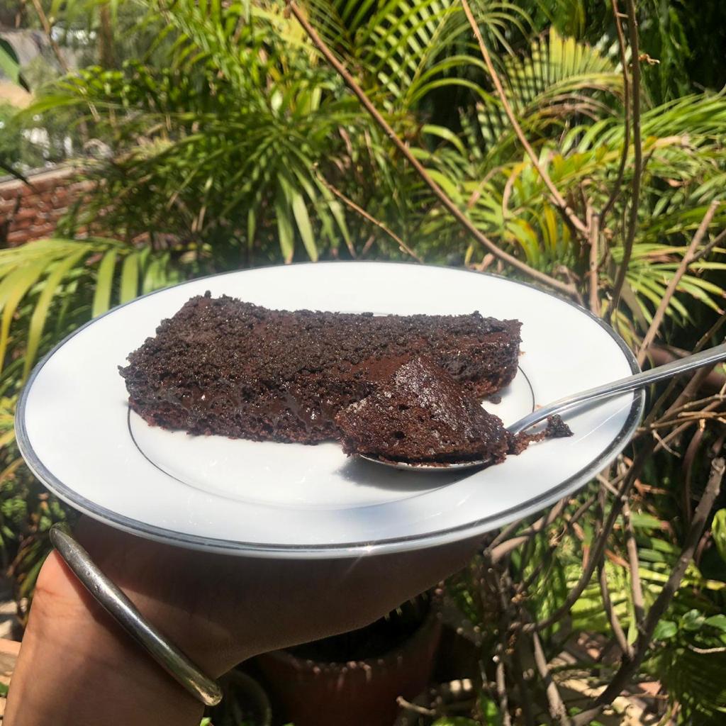 Chocolate Mousse Cake in a Tub - Masala Monk