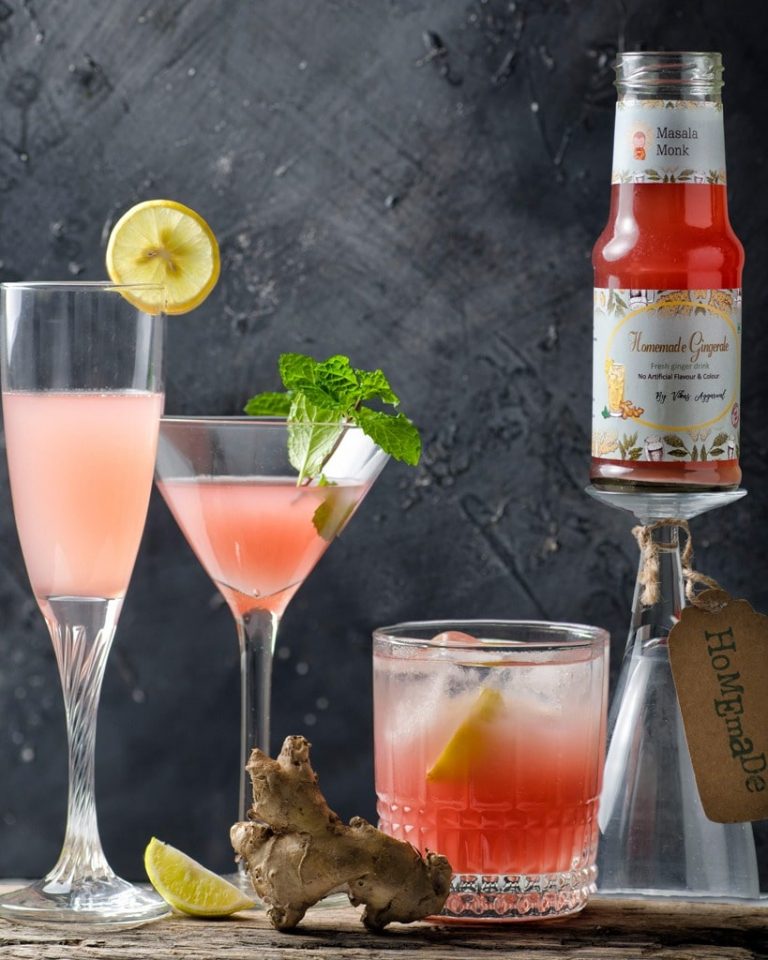 Homemade Authentic Gingerale - Masala Monk