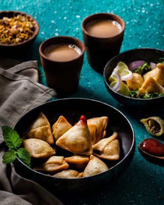 Dry Fruit Samosa - Mini Samosa made with Cow Desi Ghee - Masala Monk