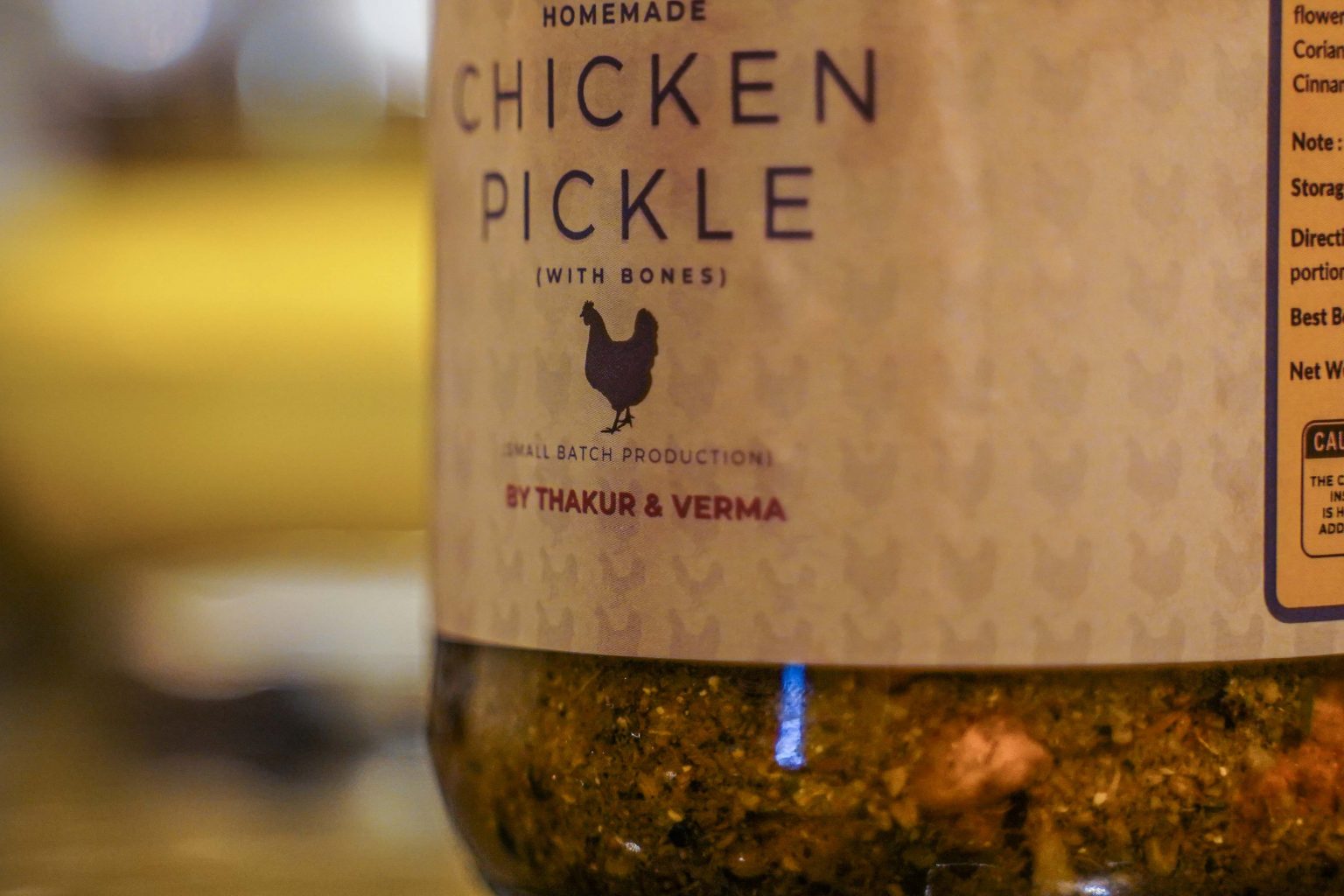 Chicken Pickle - Bone Variant 400g - Masala Monk