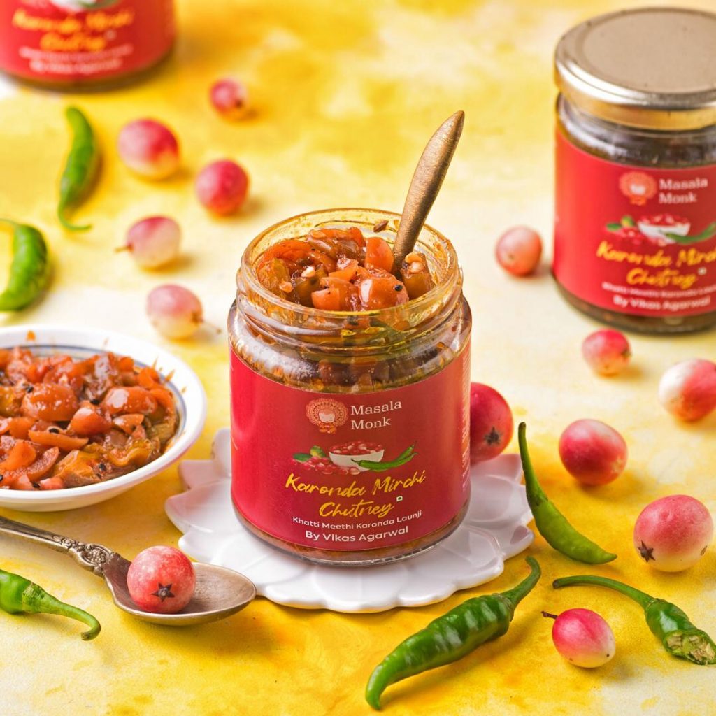Karonda Mirchi Chutney - Masala Monk