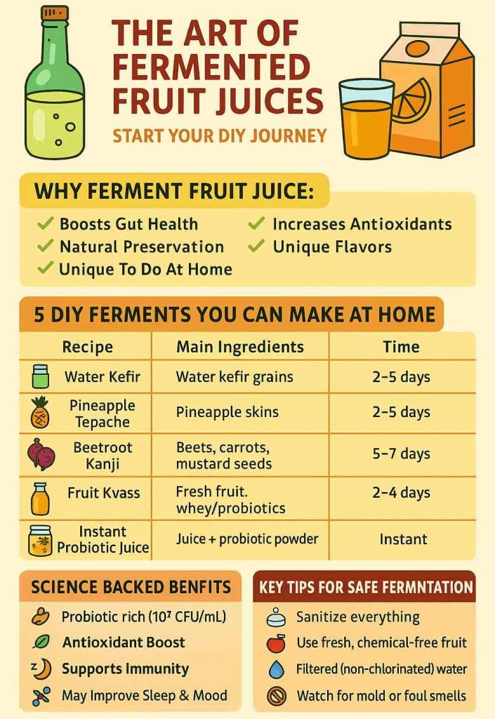 The Art of Fermented Fruit Juices: 5 DIY Recipes to Try at Home ...