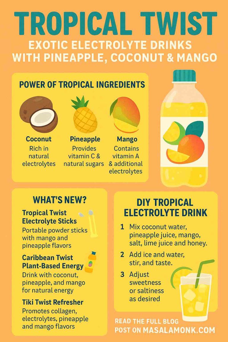 Tropical Twist: Exotic Electrolyte Drinks with Pineapple, Coconut, and ...
