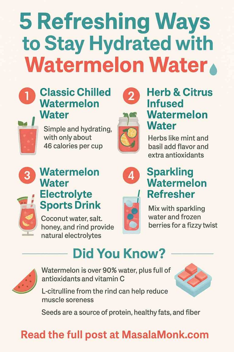 5 Refreshing Ways to Stay Hydrated with Watermelon Water: Quench Your ...