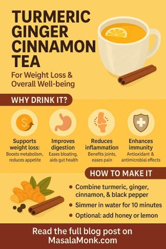 The Benefits of Turmeric Ginger Cinnamon Tea for Weight Loss and ...