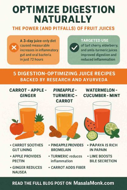 Optimize Digestion with These 5 Fruit Juice Recipes - Masala Monk