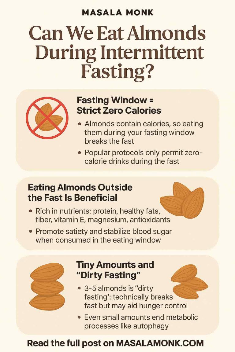 Can We Eat Almonds During Intermittent Fasting? - Masala Monk