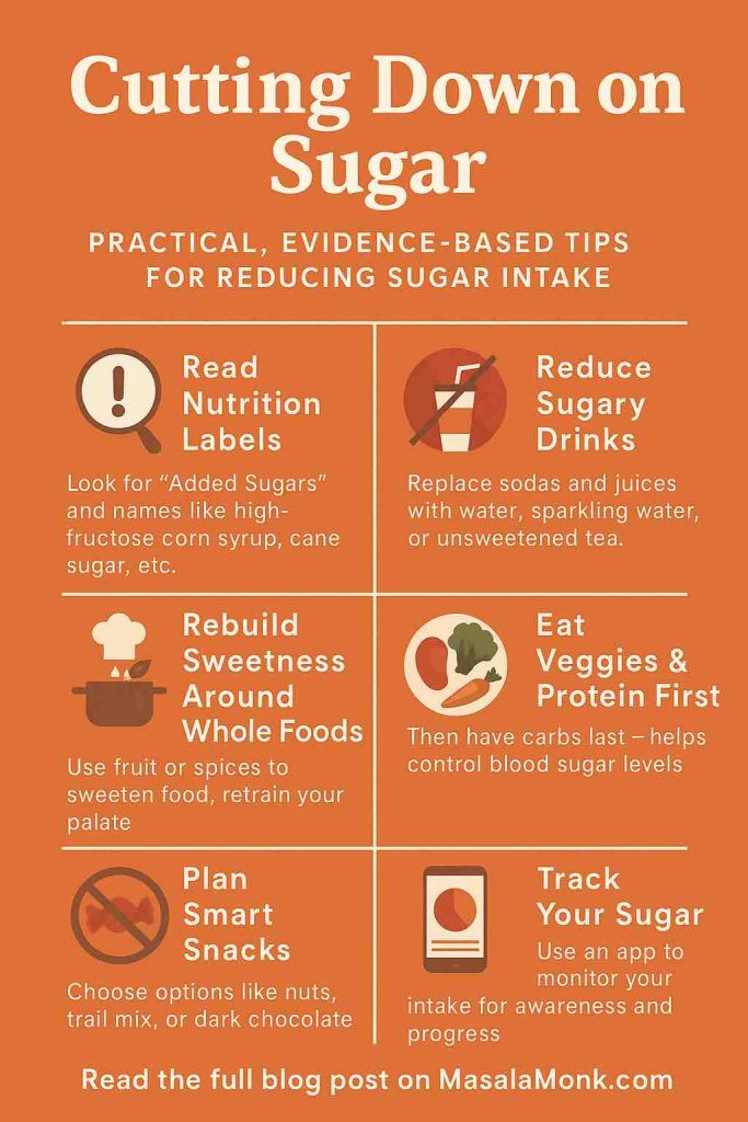 Cutting Down on Sugar: Simple Strategies for Eating Less Sugar - Masala ...