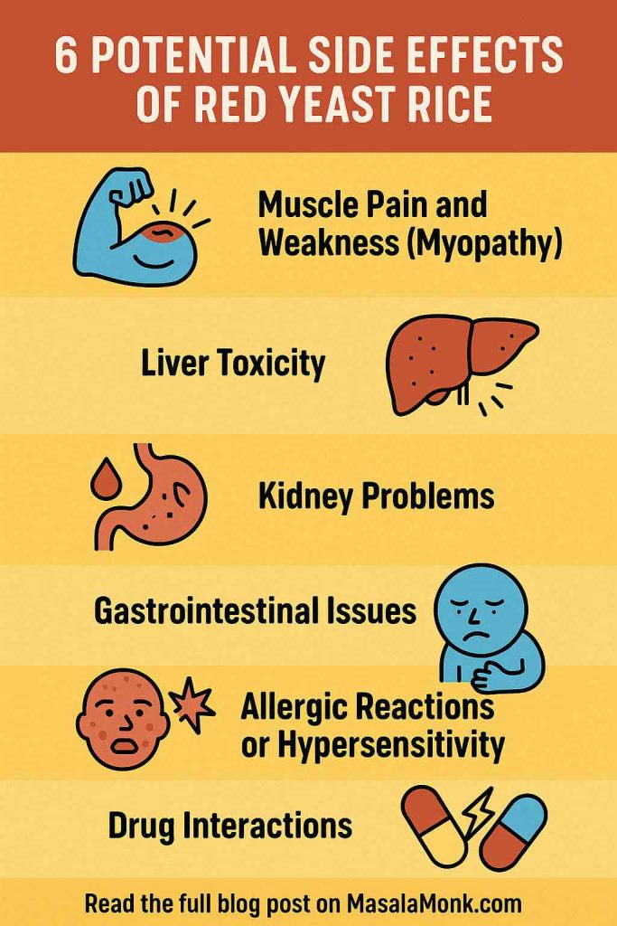 6 Potential Side Effects of Red Yeast Rice - Masala Monk