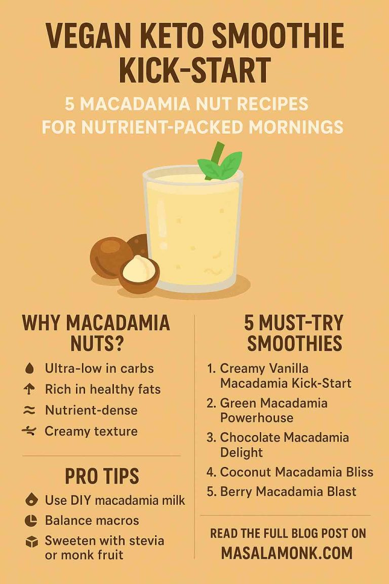 Vegan Keto Smoothie Kick-Start: 5 Macadamia Nut Recipes for Nutrient ...