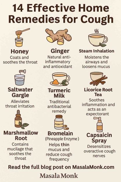 14 Effective Home Remedies for Cough - Masala Monk