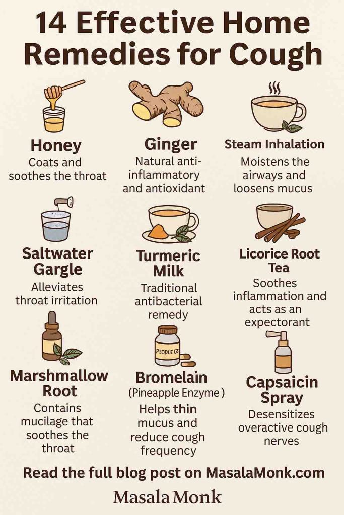 14 Effective Home Remedies for Cough - Masala Monk