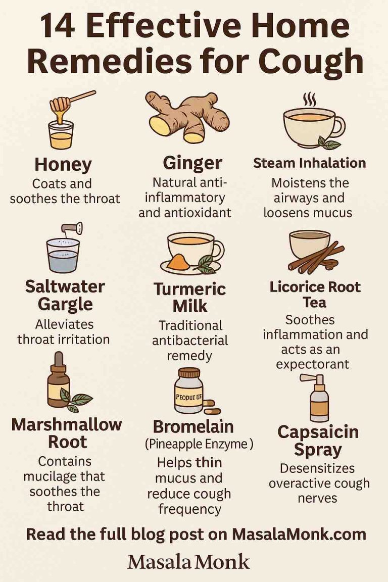 14 Effective Home Remedies for Cough - Masala Monk