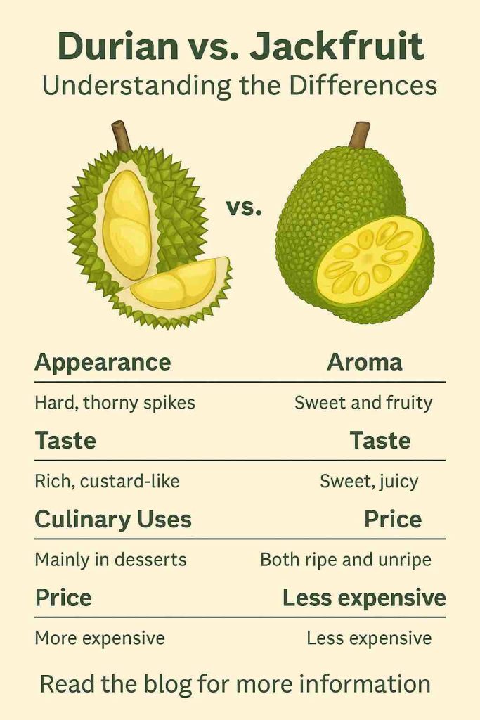 Durian vs. Jackfruit: Understanding the Differences - Masala Monk