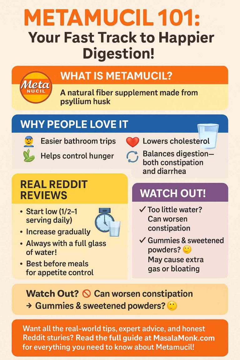 What is Metamucil? Best Time to Take, Side Effects, and More - Masala Monk