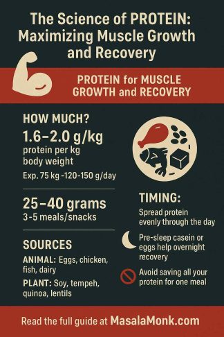 The Science of Protein: Maximizing Muscle Growth and Recovery - Masala Monk