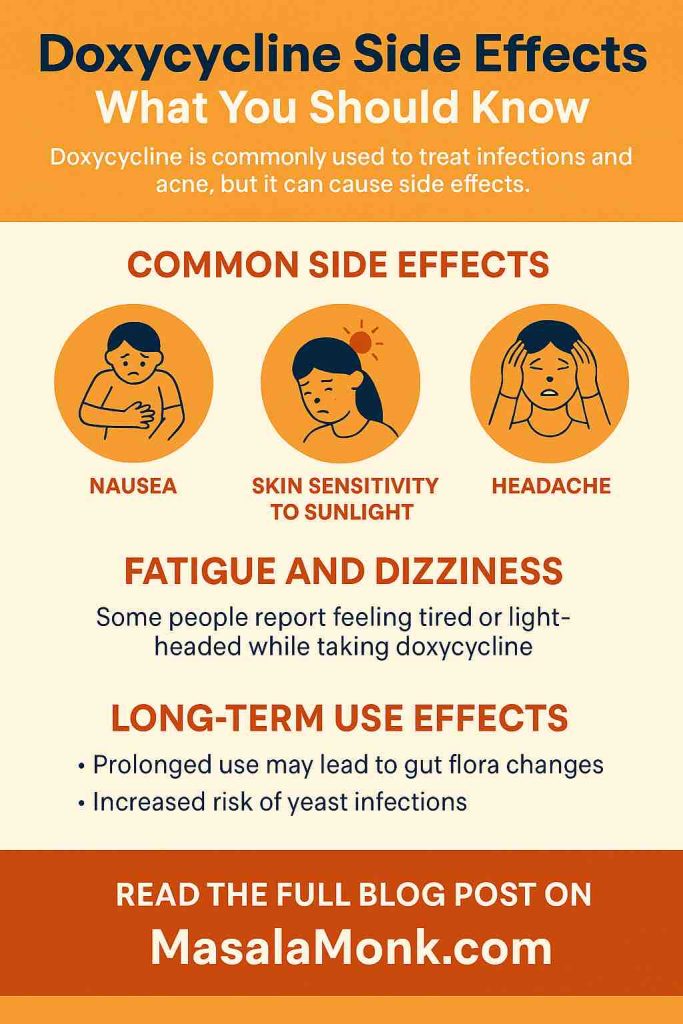 Side Effects of Doxycycline - Masala Monk