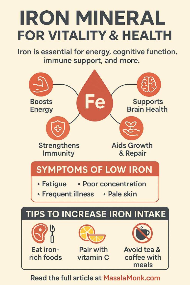 Iron: Mineral for Vitality and Health | Benefits & Sources