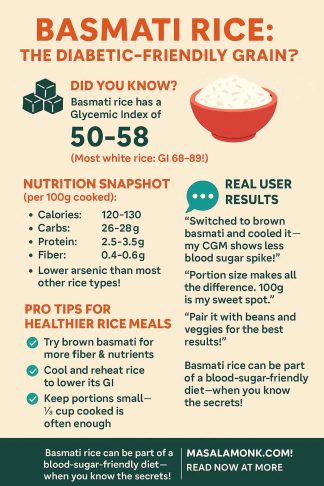 Basmati Rice: Nutritional Facts and Glycemic Analysis - Masala Monk