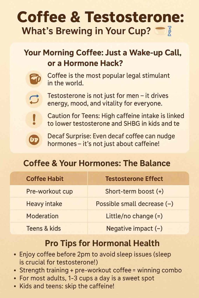 Coffee and Testosterone ☕ - Masala Monk