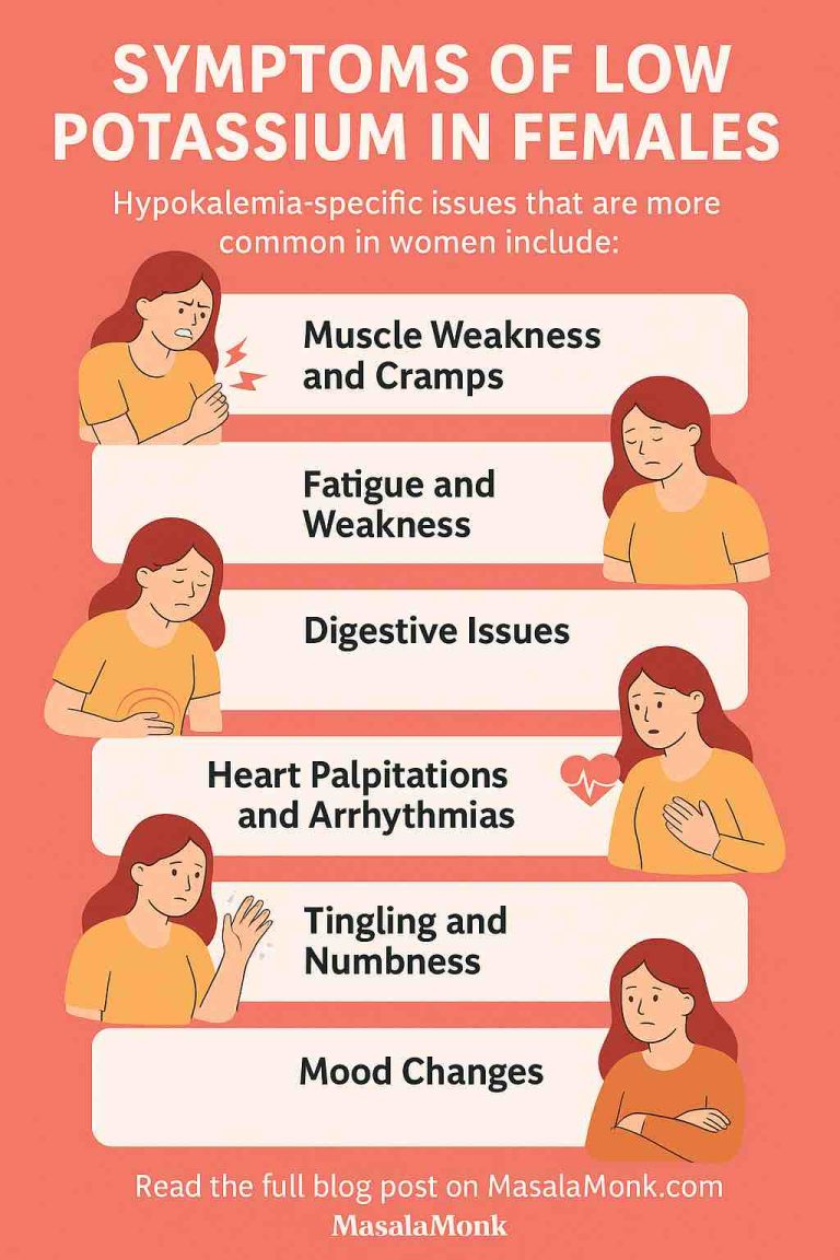 Symptoms of Low Potassium in Females - Masala Monk