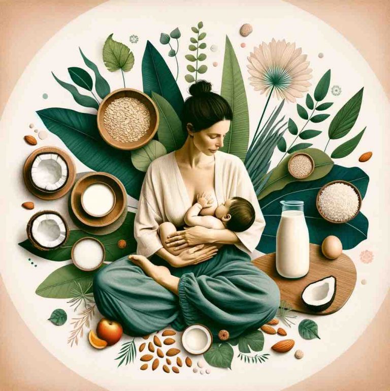 5 Plant-Based Milk for BreastFeeding Vegan Mothers - Masala Monk