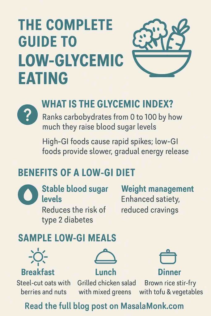 Low Glycemic Index (GI) Foods List: PDF for Free Download! - Masala Monk