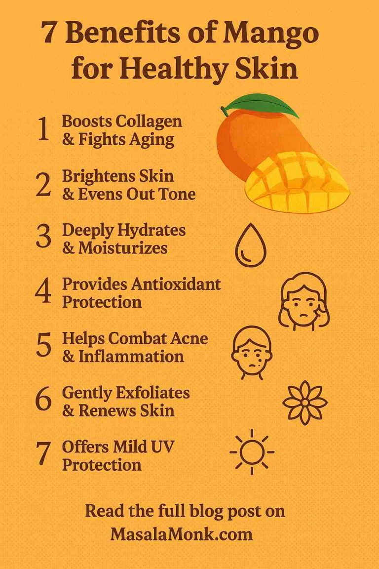 7 Benefits of Mango for Healthy Skin - Masala Monk Mango for Skin