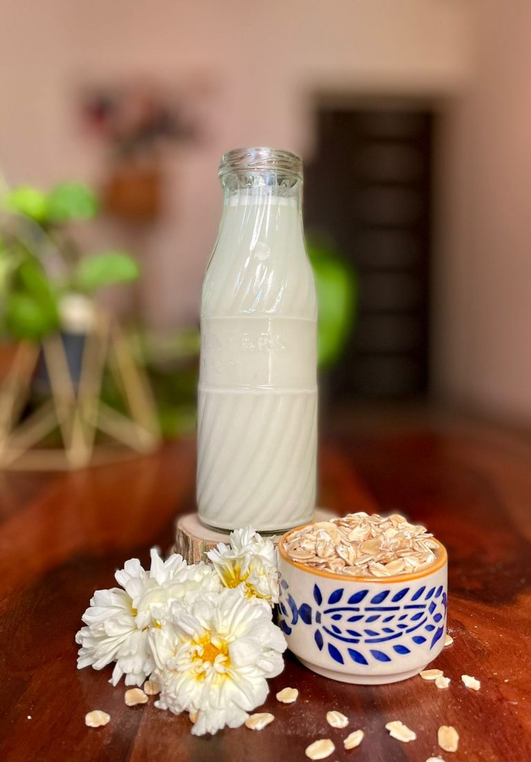 Easy Homemade Oats Milk with just One Ingredient- Non Slimy, at last ...
