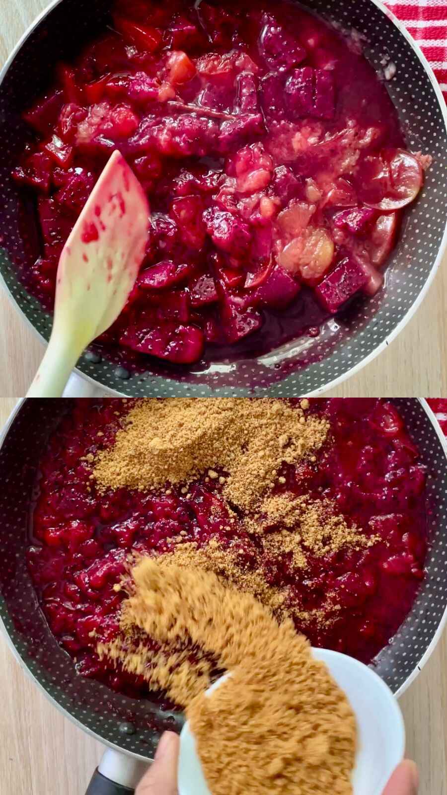 Spiced Plum and Dragon Fruit Compote with Jaggery - Masala Monk