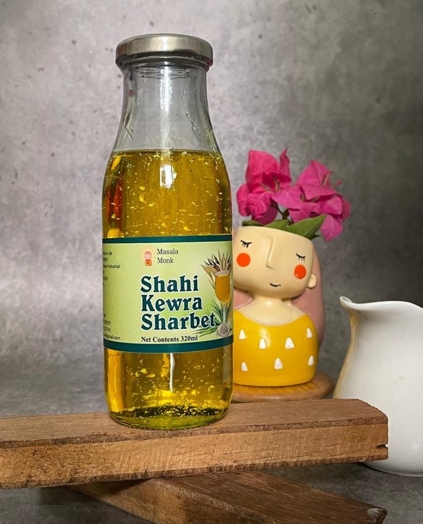Shahi Kewra Sharbat - Masala Monk