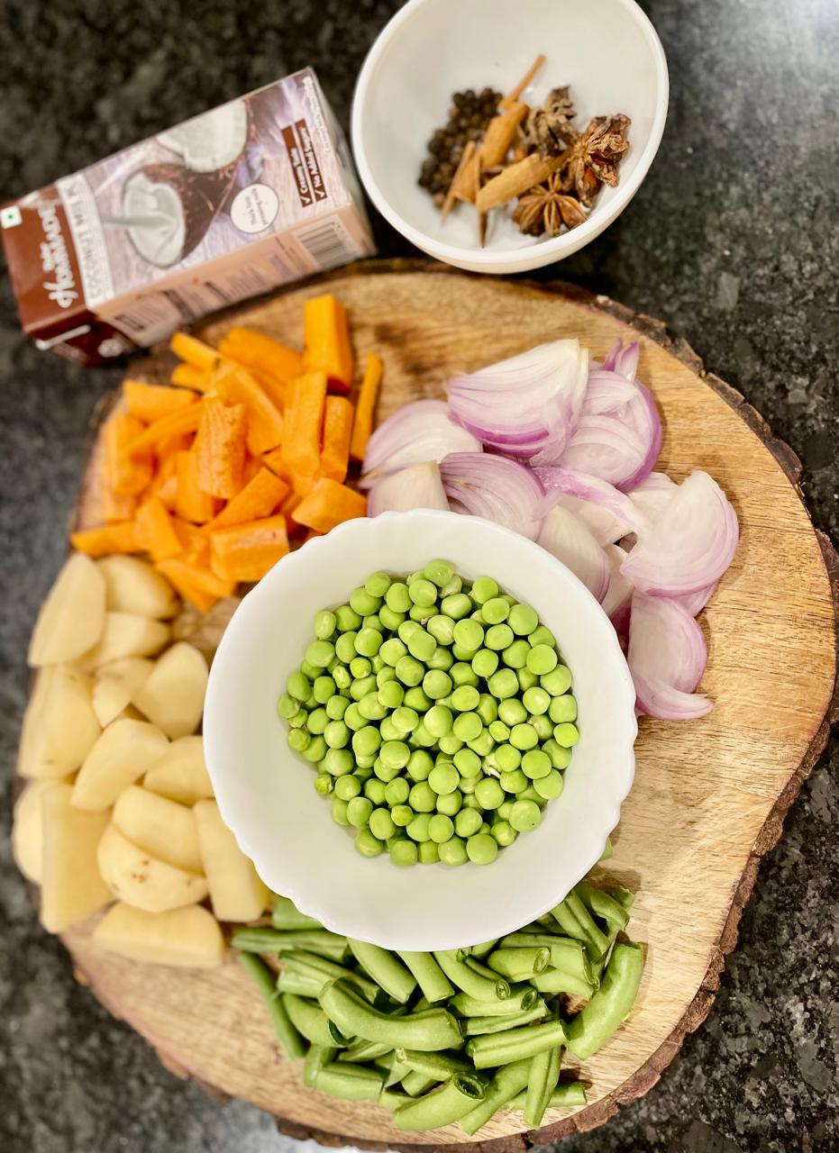 Savor the Flavors: Kerala Style Coconut Vegetable Stew - Masala Monk