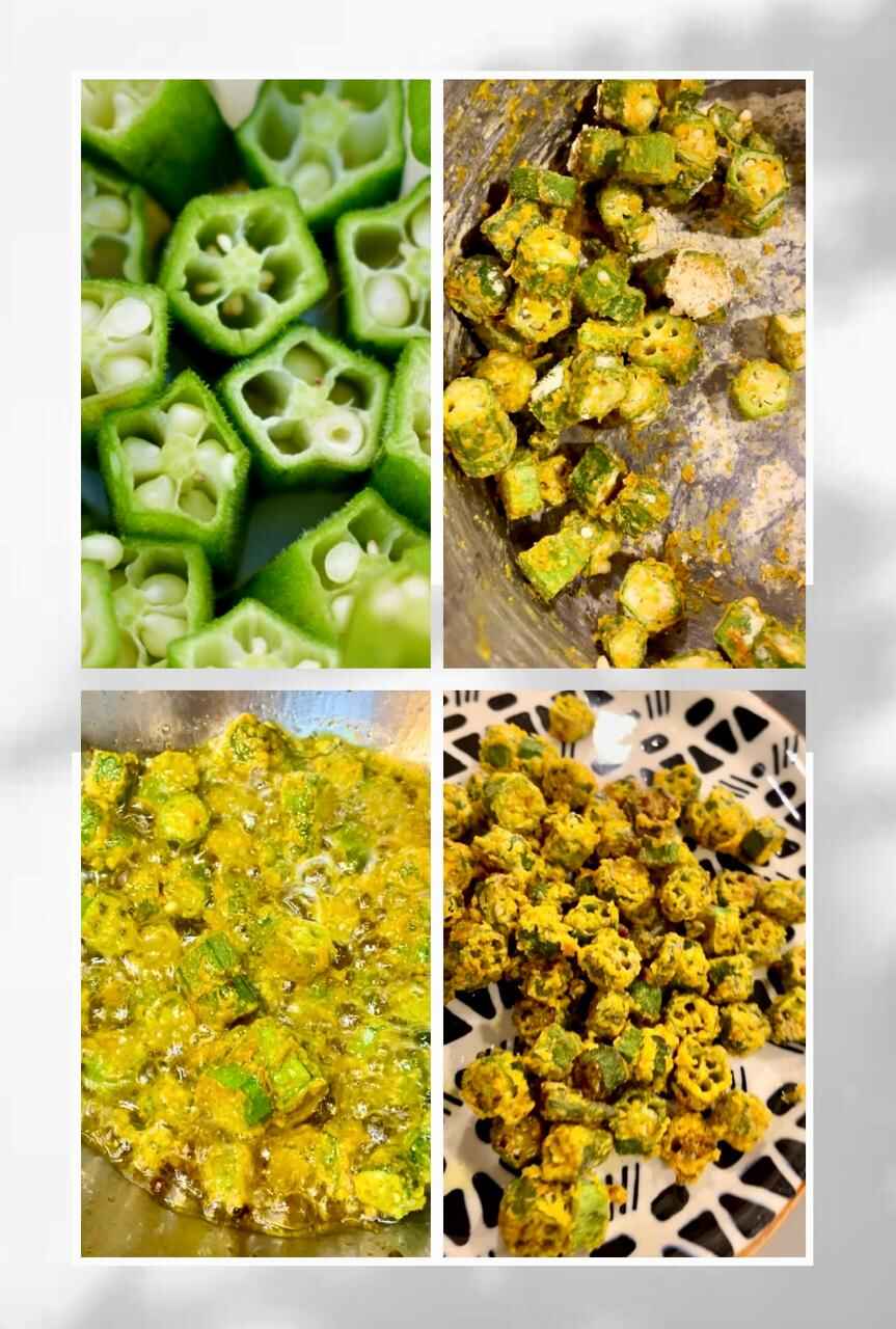 Easy Crispy Okra (Bhindi) Raita: Crunchy and Cool - Masala Monk