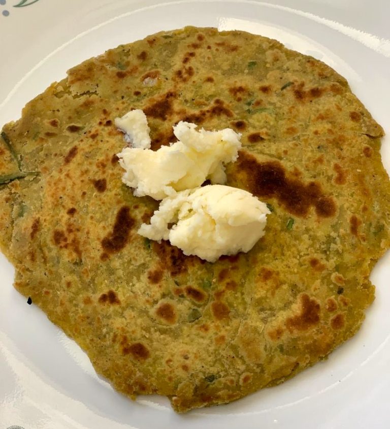 Green Peas, Corn and Mint Parantha for Toddlers - Masala Monk