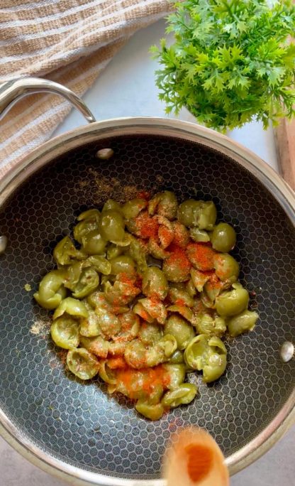 Lesua (Gum Berries) Rajasthani Gunda Kairi Ki Sabji - Masala Monk