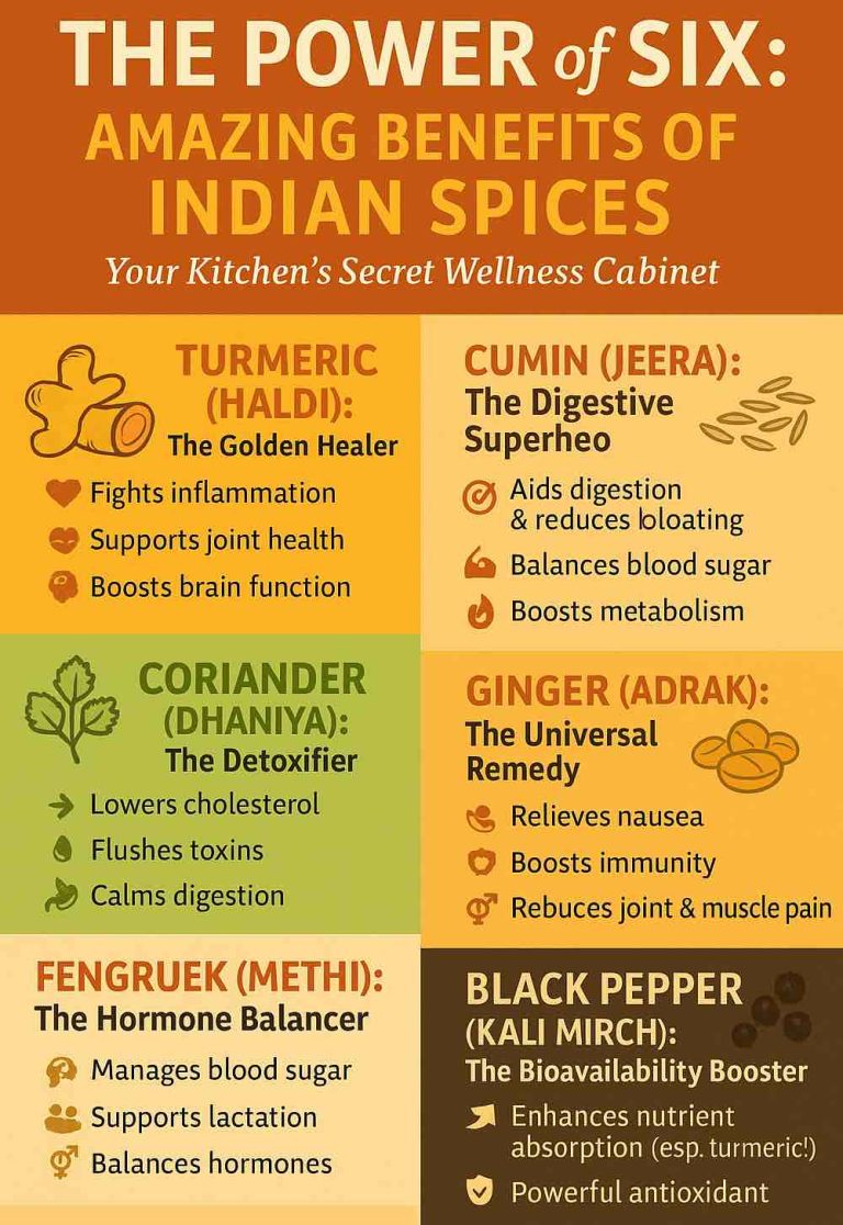 The Power of Six: Amazing Benefits of Common Indian Spices - Masala Monk