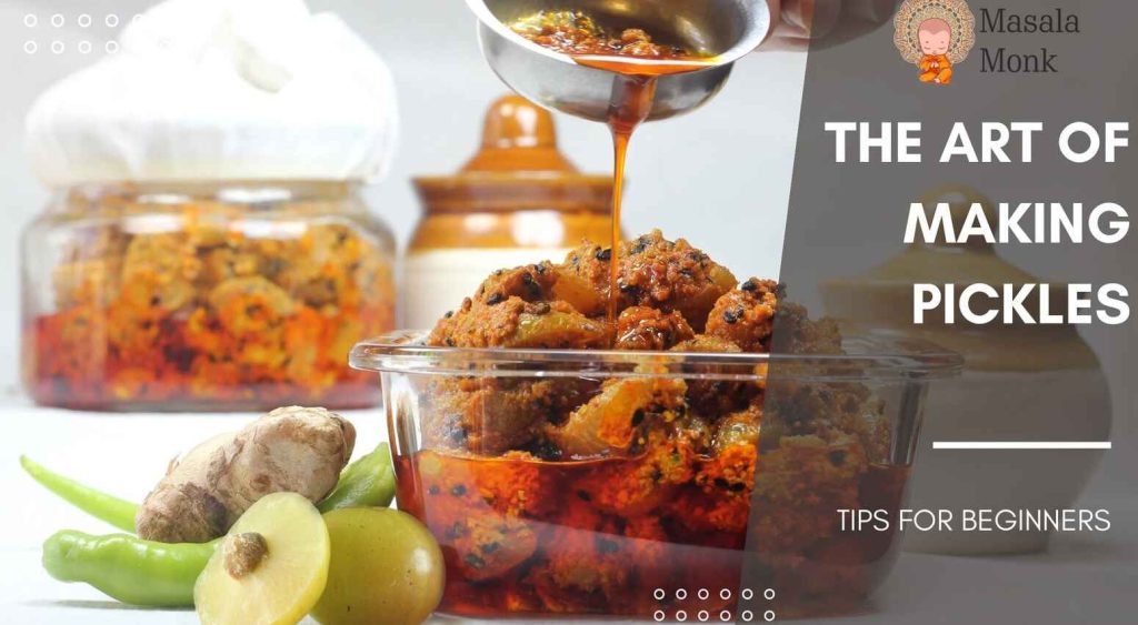 Mooli Green Chilli Pickle Recipe - Masala Monk