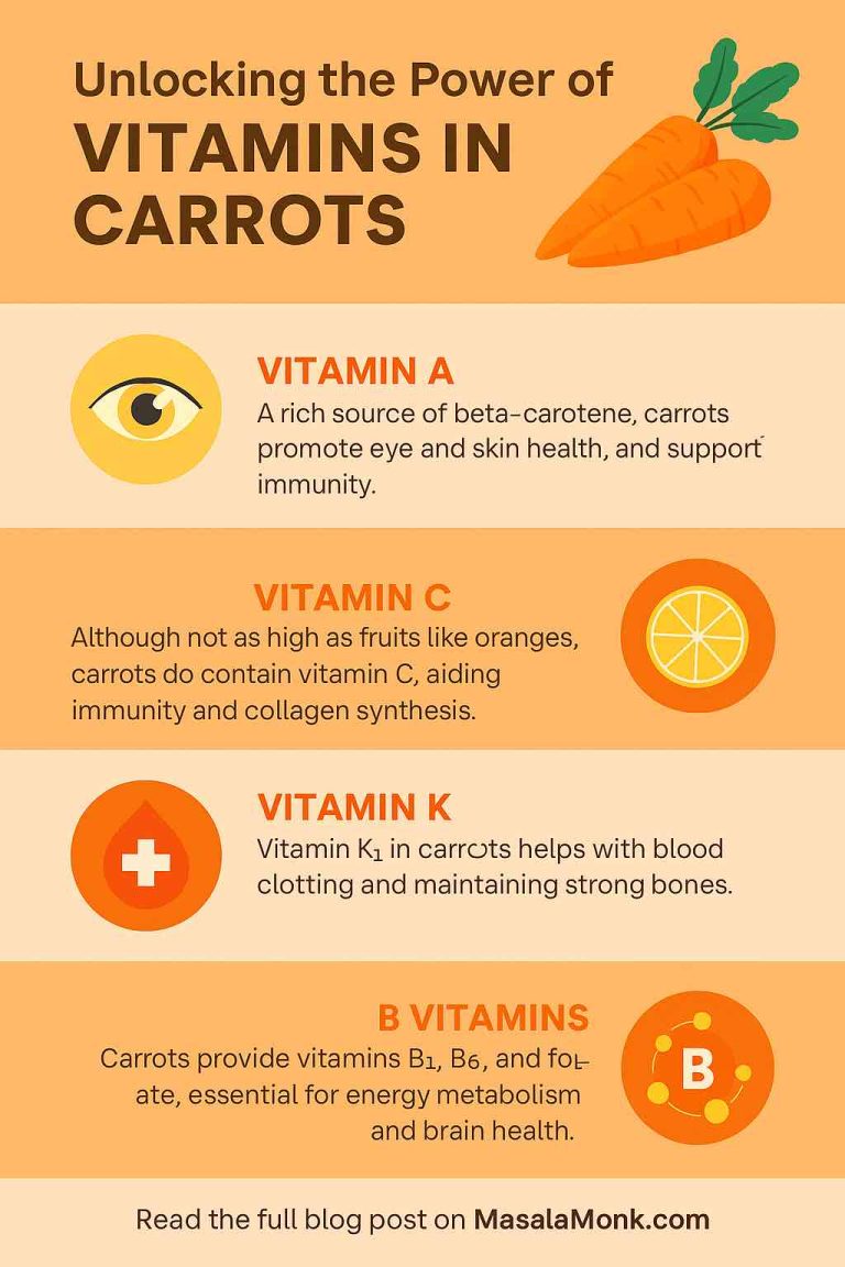 Unlocking the Power of Vitamins in Carrots - Masala Monk