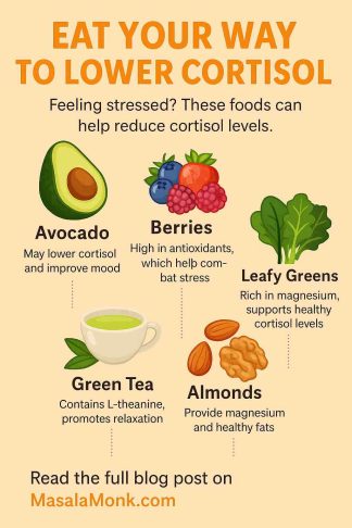 5 Foods That Naturally Decrease Cortisol Masala Monk