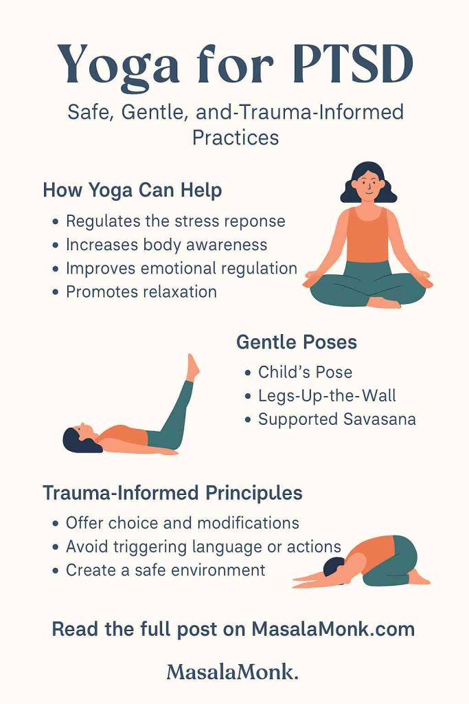 Yoga for PTSD: Safe & Gentle Practices for Healing Trauma - Masala Monk
