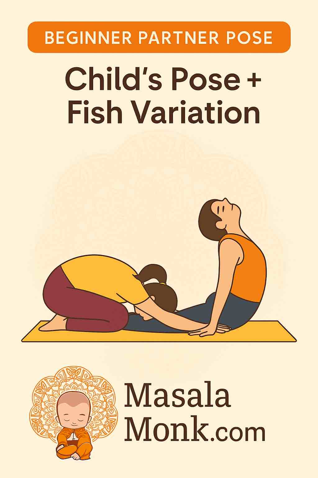 Beginners Guide to Yoga Poses for 2 People - Masala Monk