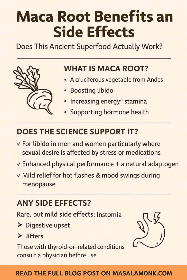 Maca Root Benefits and Side Effects - Masala Monk