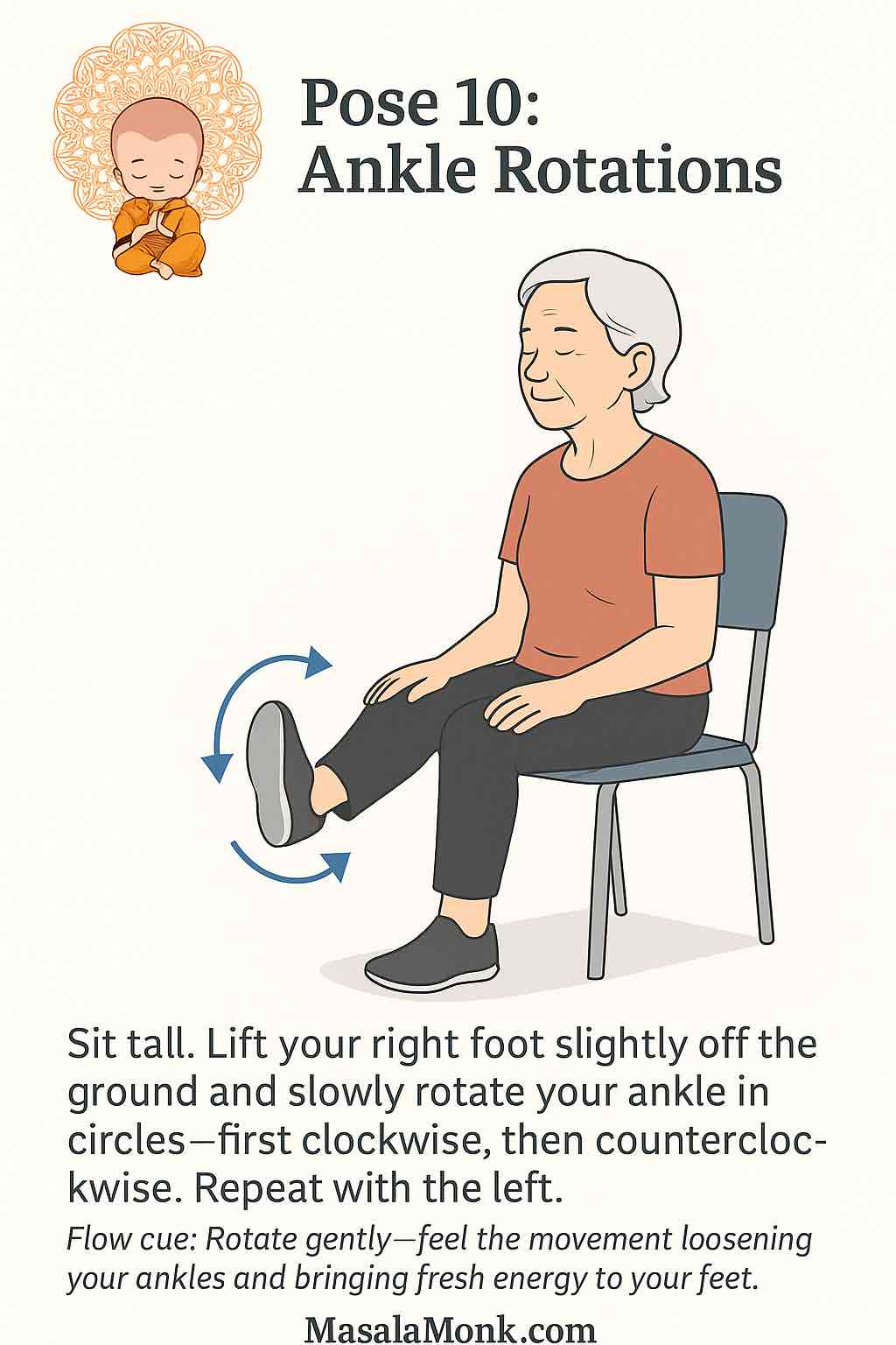 30-Minute Chair Yoga for Seniors and Elderly - Masala Monk