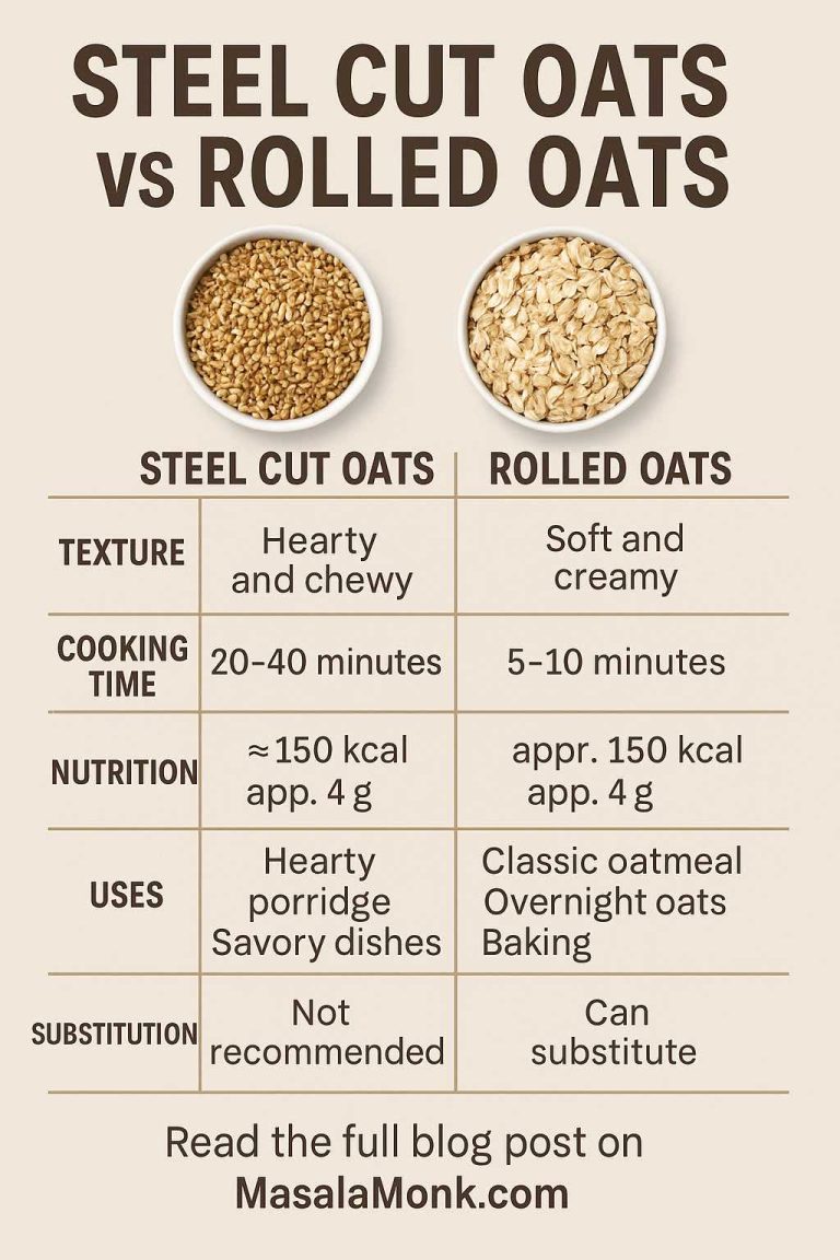 Steel Cut Oats vs Rolled Oats: Nutrition, Taste, Cooking & More ...