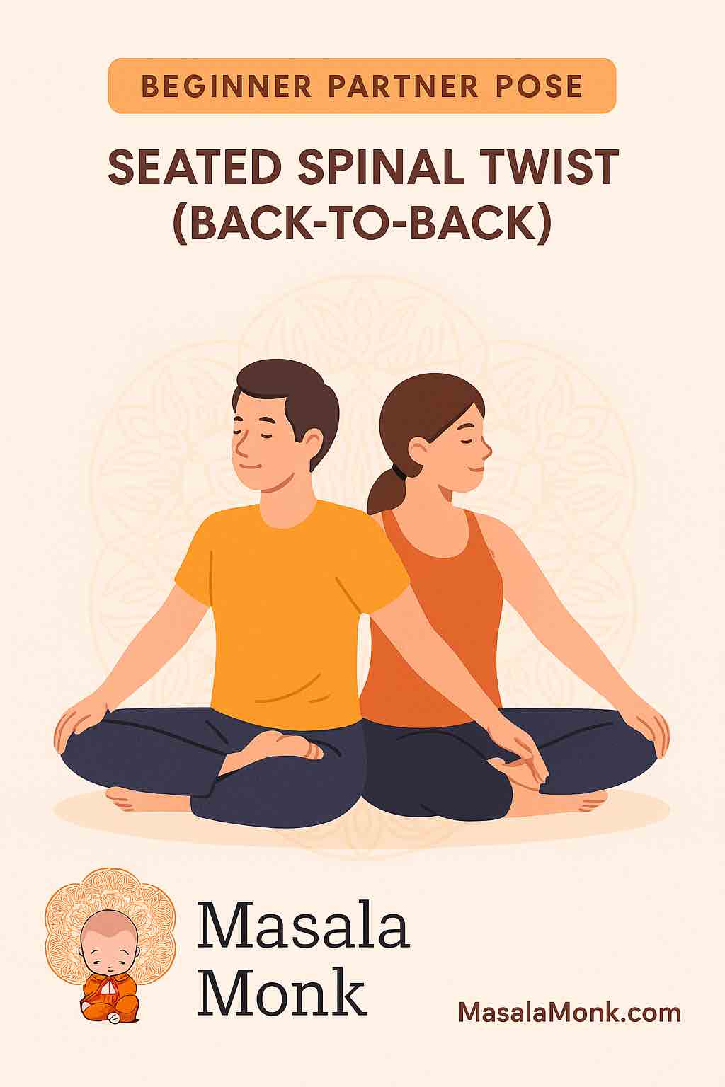 Beginners Guide to Yoga Poses for 2 People - Masala Monk
