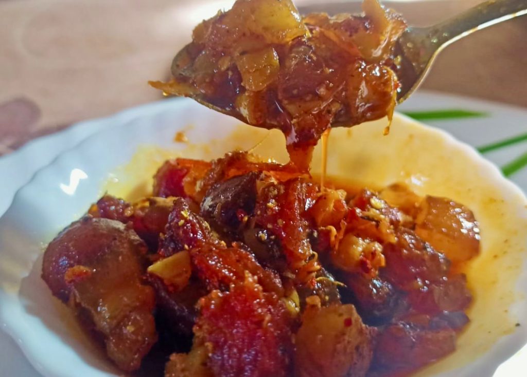 Spicy Pork Pickle with Bamboo Shoot - Masala Monk