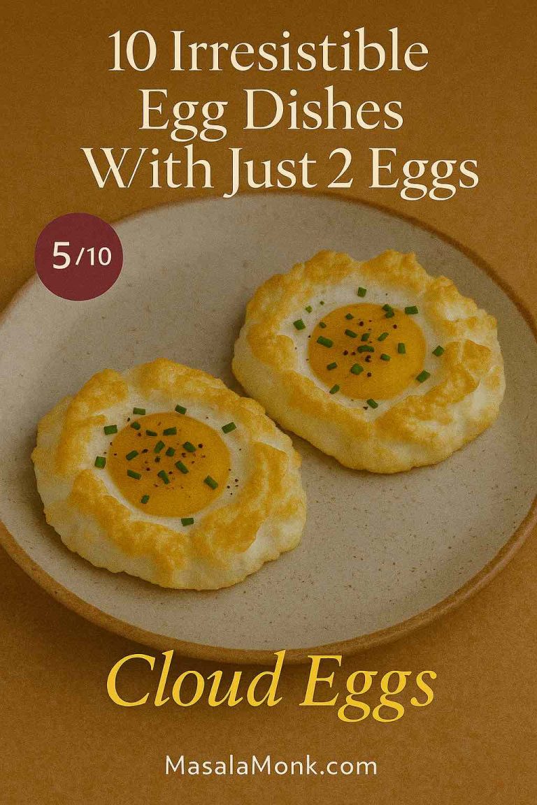 10 Examples of Egg Dishes, with 2 Eggs - Masala Monk