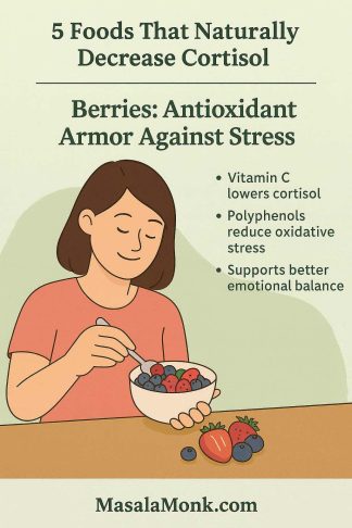 5 Foods That Naturally Decrease Cortisol - Masala Monk